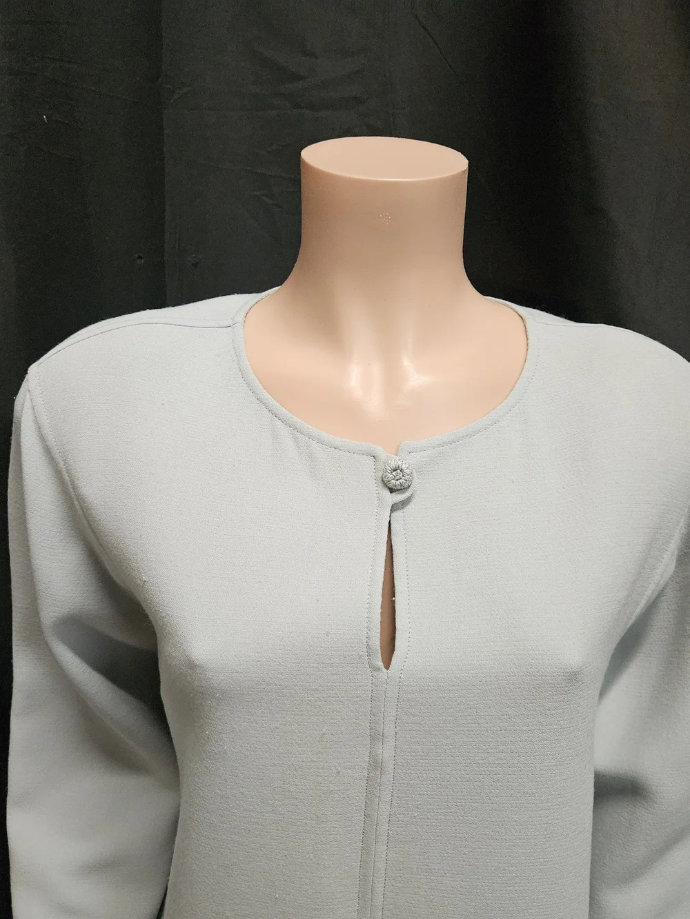 Oscar de la Renta | Dresses | A79 Oscar De La Renta Pale Gray Midi ...
